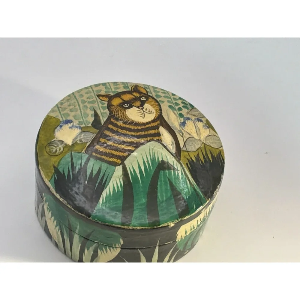 The Unbranded Brand | Accents | Vintage Kashmiri Paper Mache Trinket ...